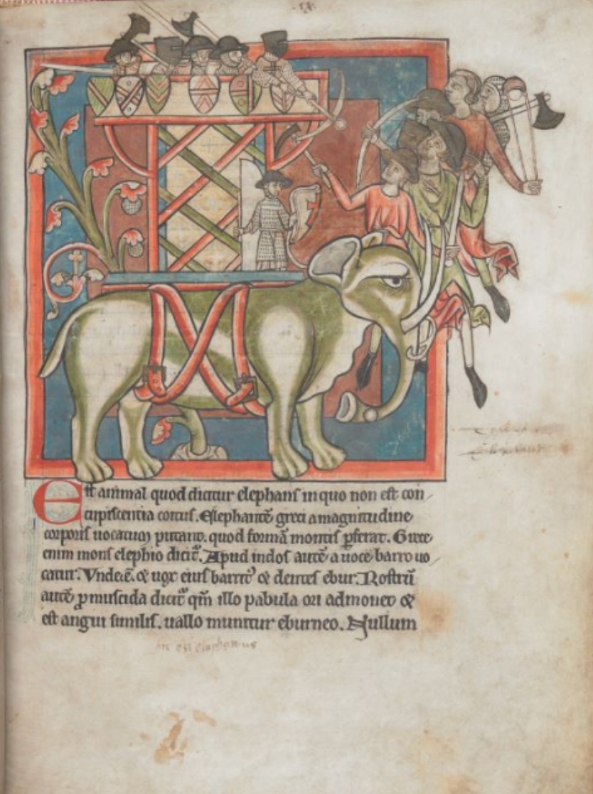 Medieval Bestiary : Manuscripts : British Library Harley MS 4751